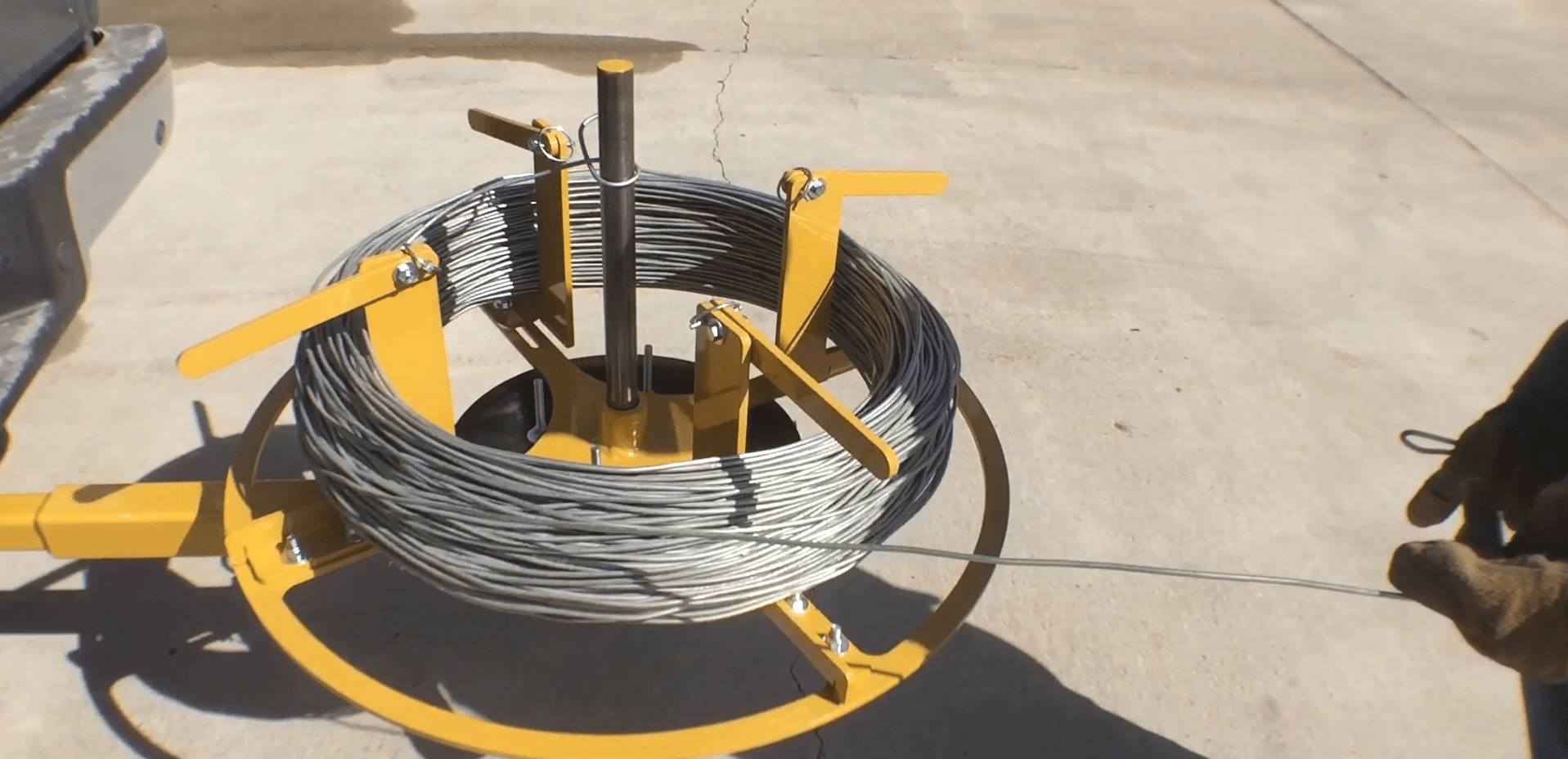 Tension Wire Dispenser - Save Money, Save Time and Work Safe!
